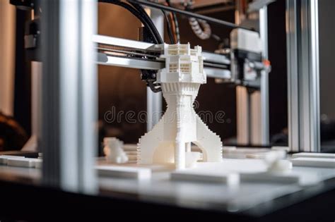 3d Printing And Additive Manufacturing Robot Working On A Series Of