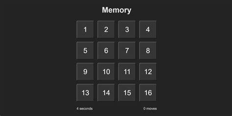 GitHub RobeSantoro Memory Js