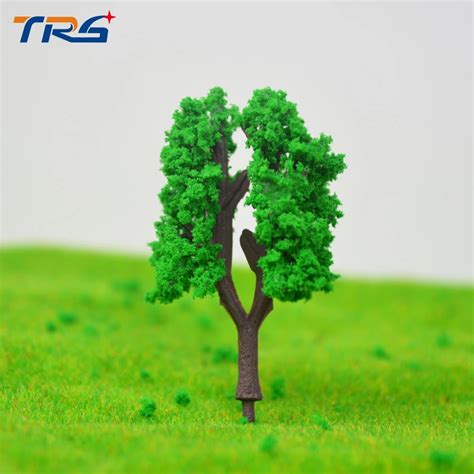 Teraysun 4cm Artificial Scale Model Tree Miniature Plastic Tree Model