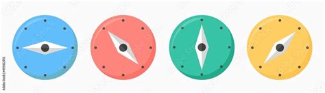 Compas Icon Isolated On White Background Compas Icon Image Compas