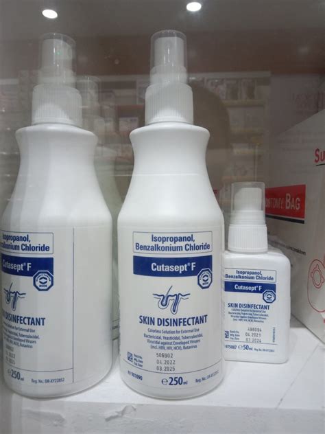Cutasept 250 Ml Health And Nutrition Medical Supplies And Tools On Carousell