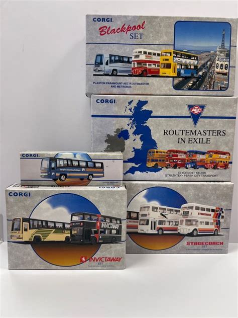 Corgi Autobús A Escala 5 5x Boxed Corgi Model Buses Various Examples Catawiki