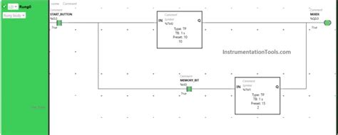 Batch Mixing With PLC Ladder Logic Program