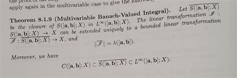 Solved Apply Again In The Multivariable Case To Give The Chegg Com