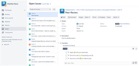 Editing Checklists In Jira Issues