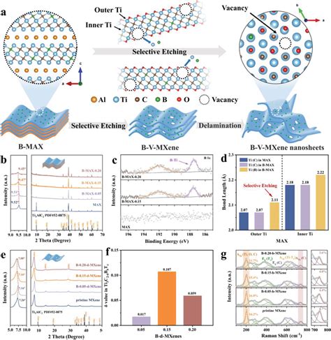 Selective Etching Of B Atoms In B‐max Phases For The Formation Of