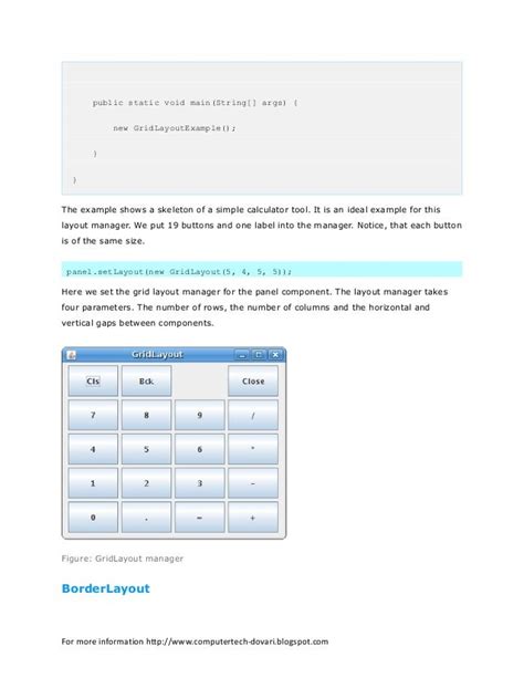 Swing In Java Sheryseeker