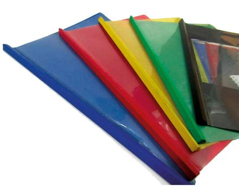 Carpeta Plastica Con Bisel Perfil A4 Pixel