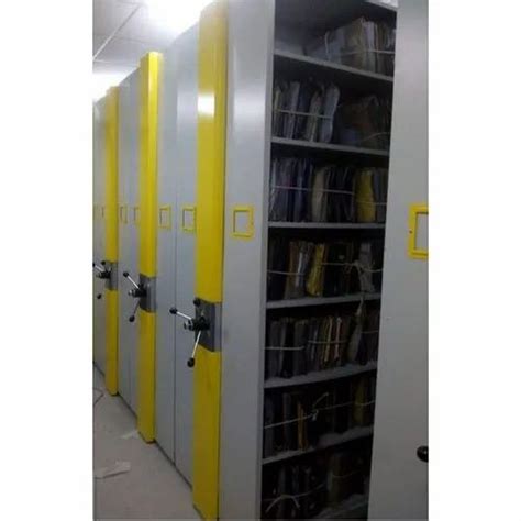 Mild Steel Offices Mobile File Compactor Storage System Storage Capacity 400 Box Files At