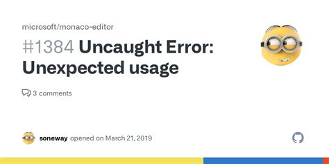 Uncaught Error Unexpected Usage · Issue 1384 · Microsoftmonaco