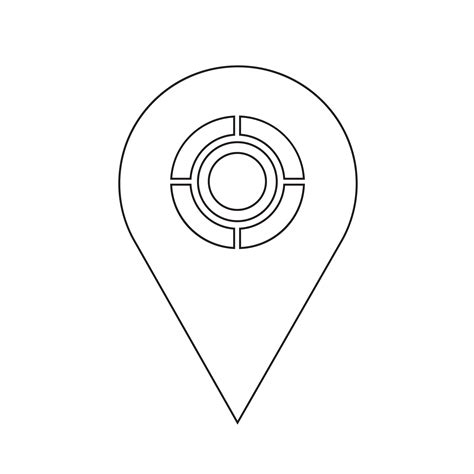 map pointer gps icon 573481 vector art at vecteezy