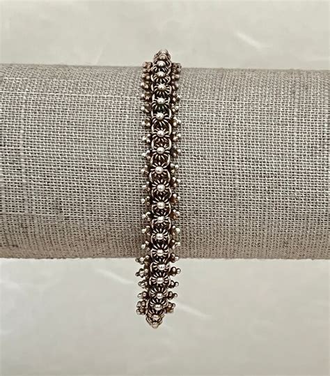 Bracelet Tibetan Silver Gem