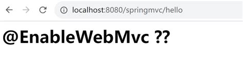 java Spring MVC 十一 EnableWebMvc 个人文章 SegmentFault 思否