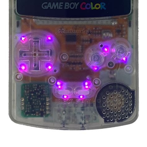 Funnyplaying Gameboy Color Button Led Kit Multicolor Rgb Light Game Boy