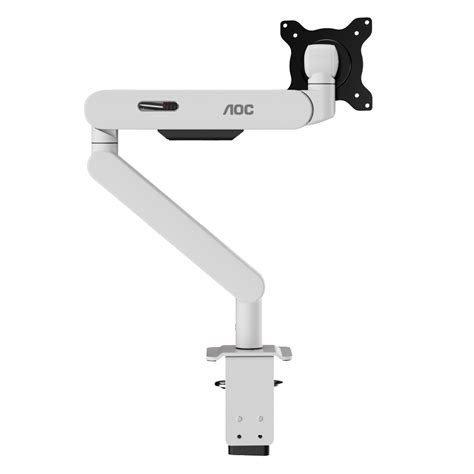 AOC AM406W Single Mechanical Spring Monitor Arm Mount 17 40 AM406W Mwave