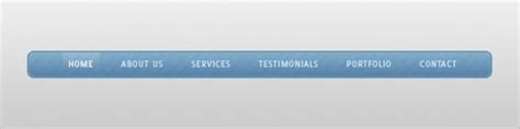 Clean Simple Web Navigation Bar PSD Free Vector FreeImages