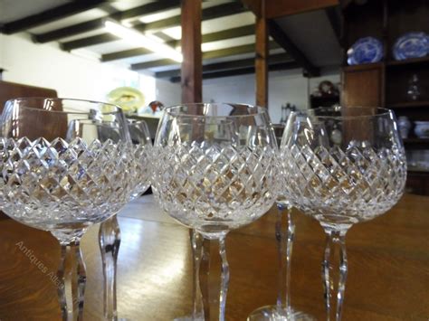Antiques Atlas Superb Set Of Stuart Crystal Long Stemmed Glasses