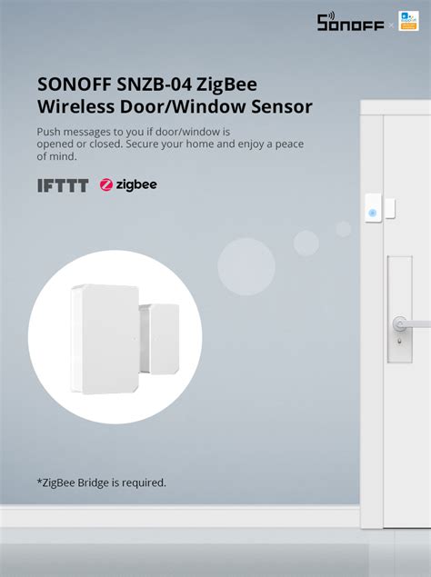 Sonoff SNZB-04 – ZigBee durvju vai logu devējs / sensors – Sonoff Latvija