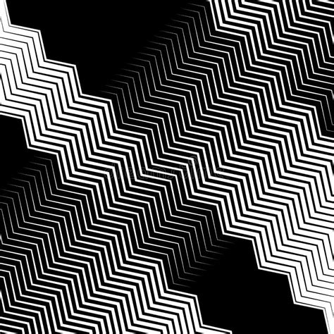 Wavy Undulating Lines Geometric Monochrome Pattern Slanted Lin Stock Vector Illustration Of