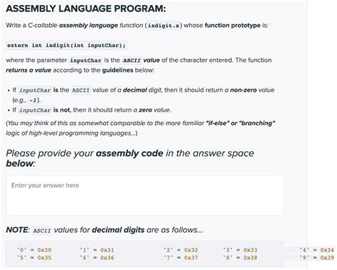 Solved ASSEMBLY LANGUAGE PROGRAM Write A C Callable Chegg