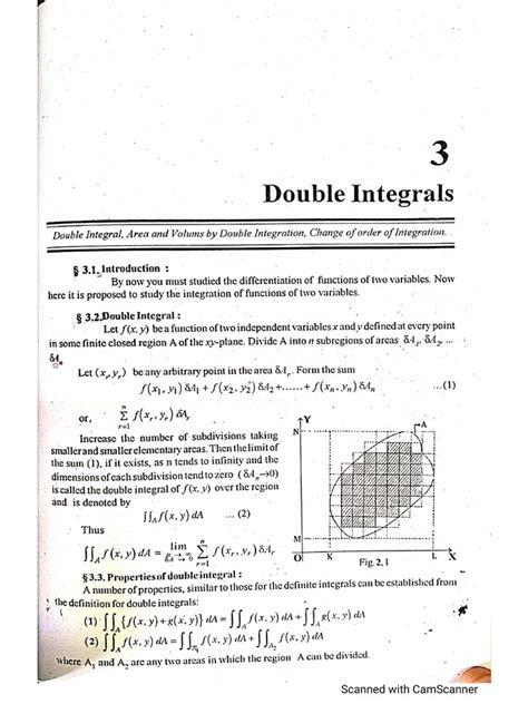 Double Triple Integral Pdf