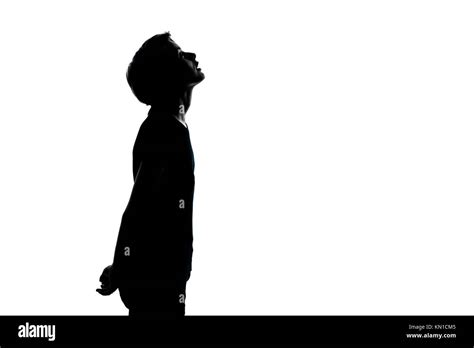 Girl Looking Up Silhouette