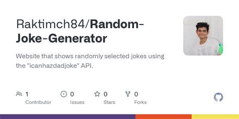 github raktimch84 random joke generator website that shows randomly