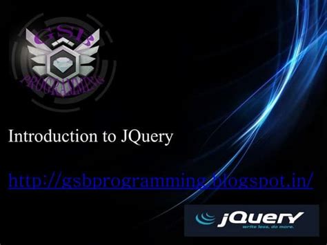 Difference Between Java Script And Jquery