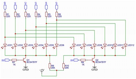 Deghosting Multiplexed Leds