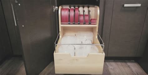 Rev A Shelf FSCO Food Storage Container Organizer That Slides Out