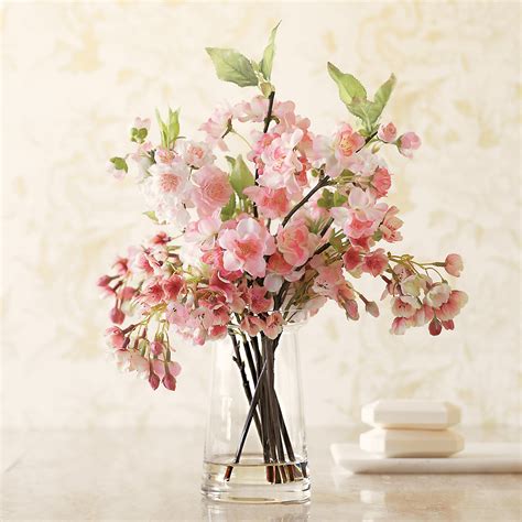 Cherry Blossom Flower Arrangement Artificial Cherry Blossom Flower