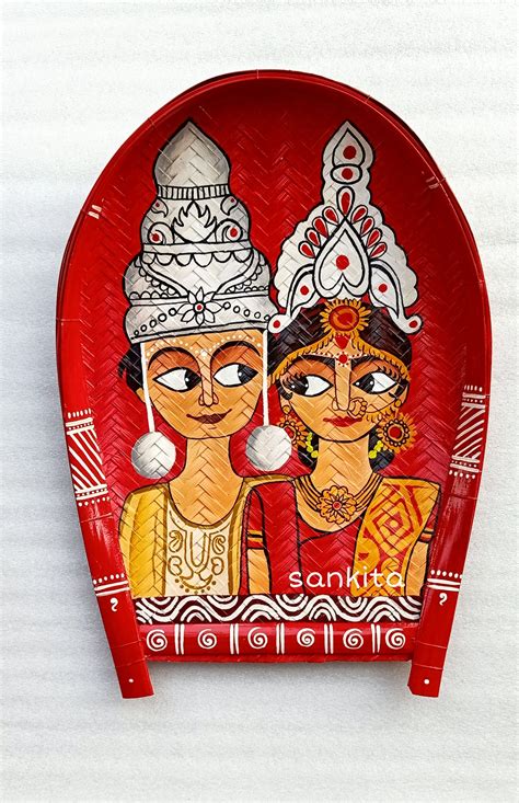 Bor Bou Handpainted Kulo Bengali Wedding Kulo Wedding Kulo Etsy