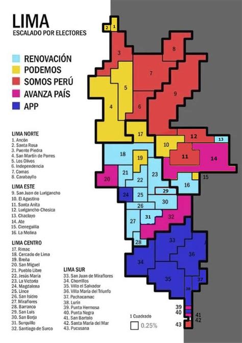 Parece Que Este Es El Mapa Final De Lima ¿qué Opinan R Peru