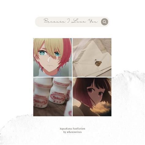 Oshi No Ko Fess On On Twitter Onk Au Onk Ship Aqua X Kana Yang Butuh Asupan Fanfic