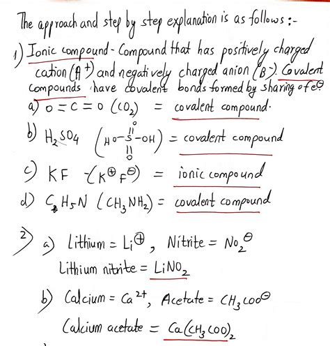 Solved Which Formulas Represent Ionic Compounds And Which Represent Course Hero
