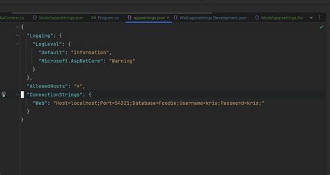 Host Cant Be Null Error When Trying To Run Db Migration Using Postgres C