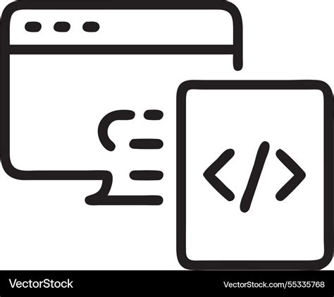Web Design And Mobile Application Programmer Vector Image