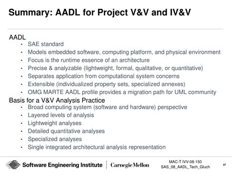 Ppt Model Based Software Assurance With The Sae Architecture Analysis And Design Language Aadl