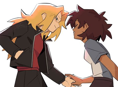 Shimmyoh Anne Boonchuy Sasha Waybright Amphibia Highres 2girls Black Jacket Black Pants