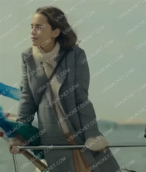 The Pod Generation Emilia Clarke Coat New Arrival Womens Long Coat