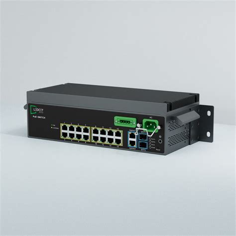 16 Port Poe Led Intelligent Switch Based On Ieee802 3bt Standard Manufacturer 16 Port Poe Led