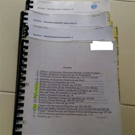 Nus Econs Lecture Notes Tutorial Questionsanswers Past Exam Questions Hobbies And Toys