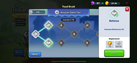 Toad Druid Talent Tree Rtoptroops