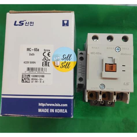Jual Kontaktor Mc 65a Merek Ls Magnetic Contactor Mc65a Merk Lsis 220vac Shopee Indonesia