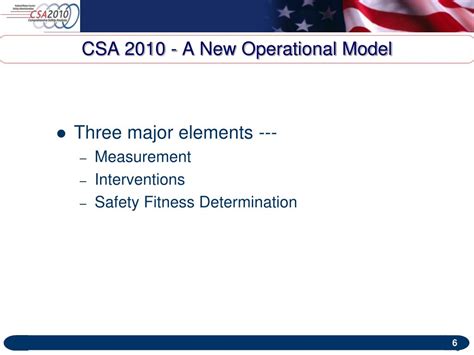 PPT Comprehensive Safety Analysis CSA PowerPoint Presentation Free Download ID
