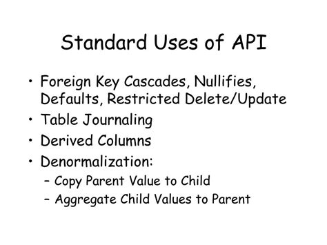 Ppt Database Api Standard Implementations Powerpoint Presentation Free Download Id5569296