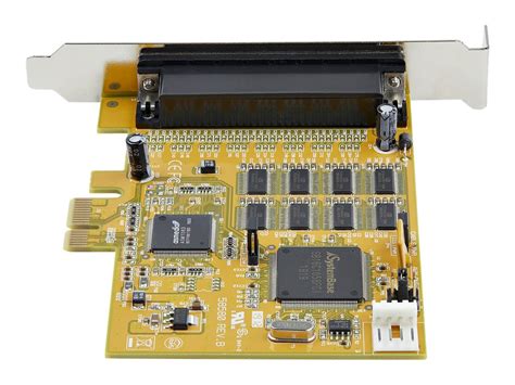 StarTech Com 8 Port PCI Express RS232 Serial Adapter Card PCIe RS232 Serial Card 16C1050 UART