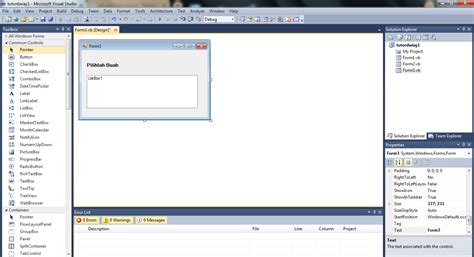 2 Cara Memasukkan Item Ke Dalam Listbox Di Visual Basicnet Dwiay Dal1809