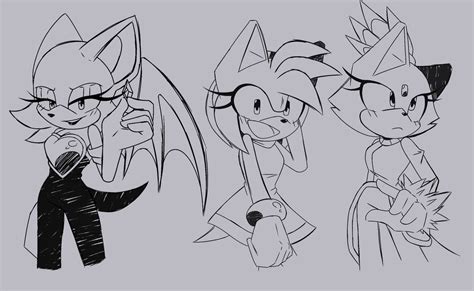Sonic Girls By Anidoodlez On Deviantart