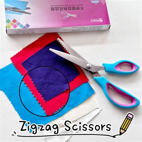ZIG ZAG Scissors Gungting ZIG ZAG Tailor Scissors Triangle Tooth Sewing Scissor Shopee Philippines